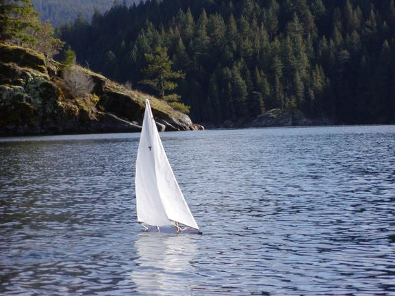 Wooden Toy Sailboat - 18 inch: T18 Racing Sloop – Tippecanoe Boats