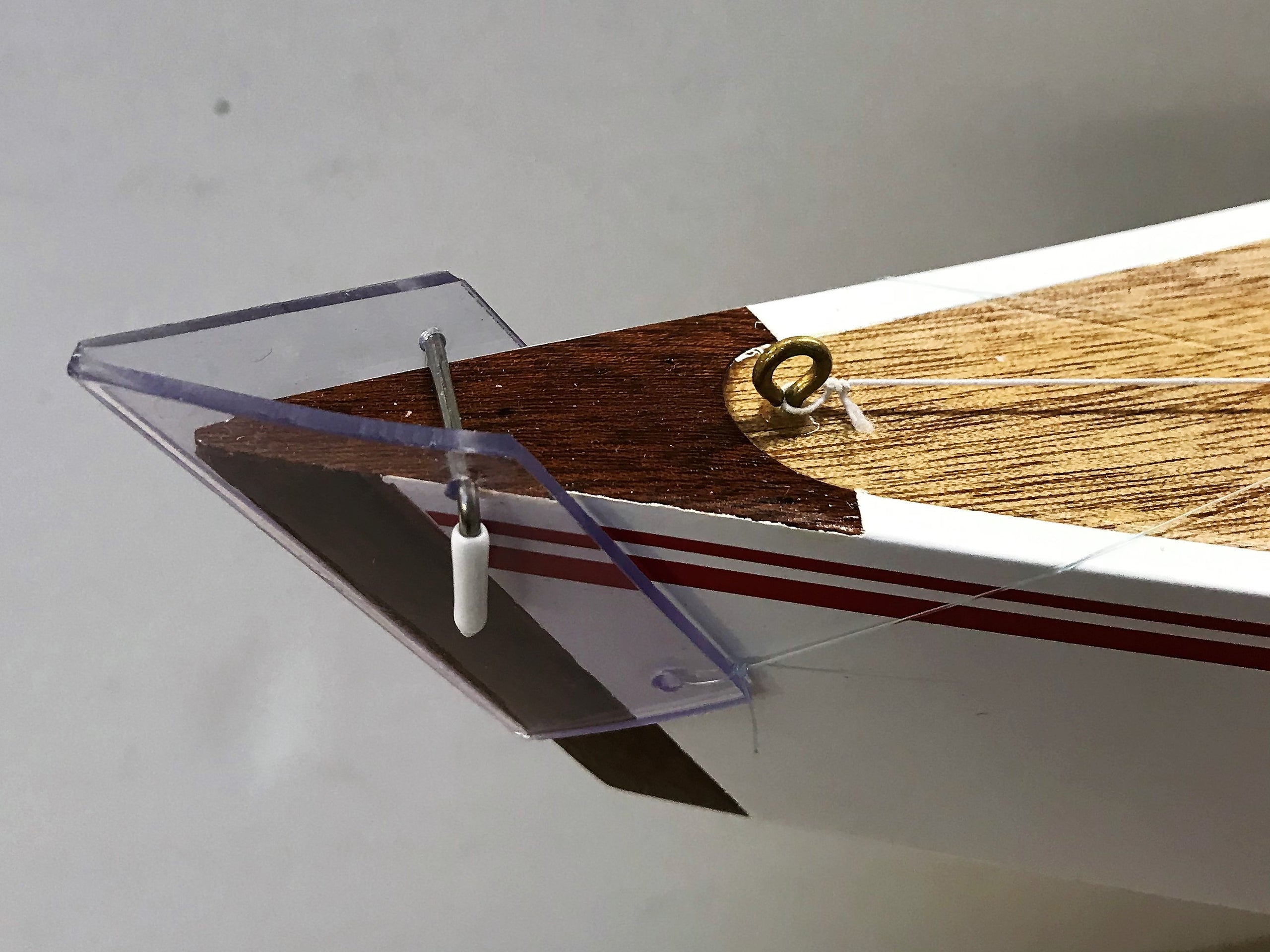 RC Sailboat Racing Accessory: Vinyl Bow Bumper to protect Model ...